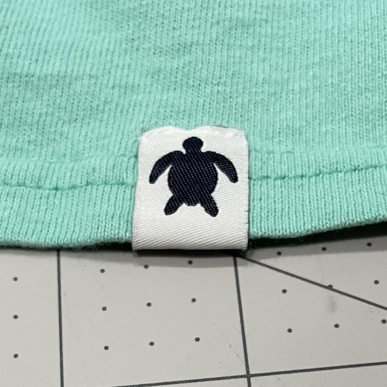 Simply southern Turquoise Turtle Short Sleeve Men... - Depop