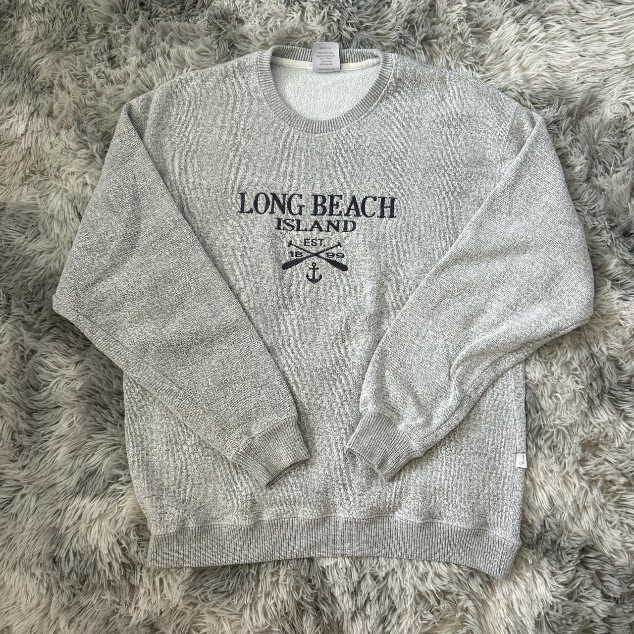 LBI CREWNECK long beach island super soft knitted... - Depop