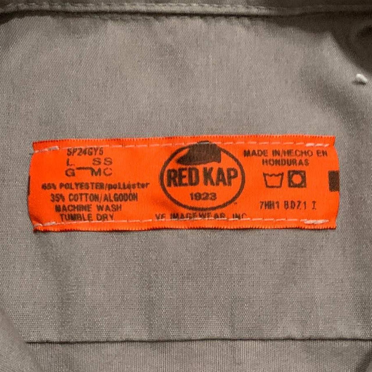 1990s RED KAP "TOKYO" CANVAS WORK SHIRT 9/10... - Depop