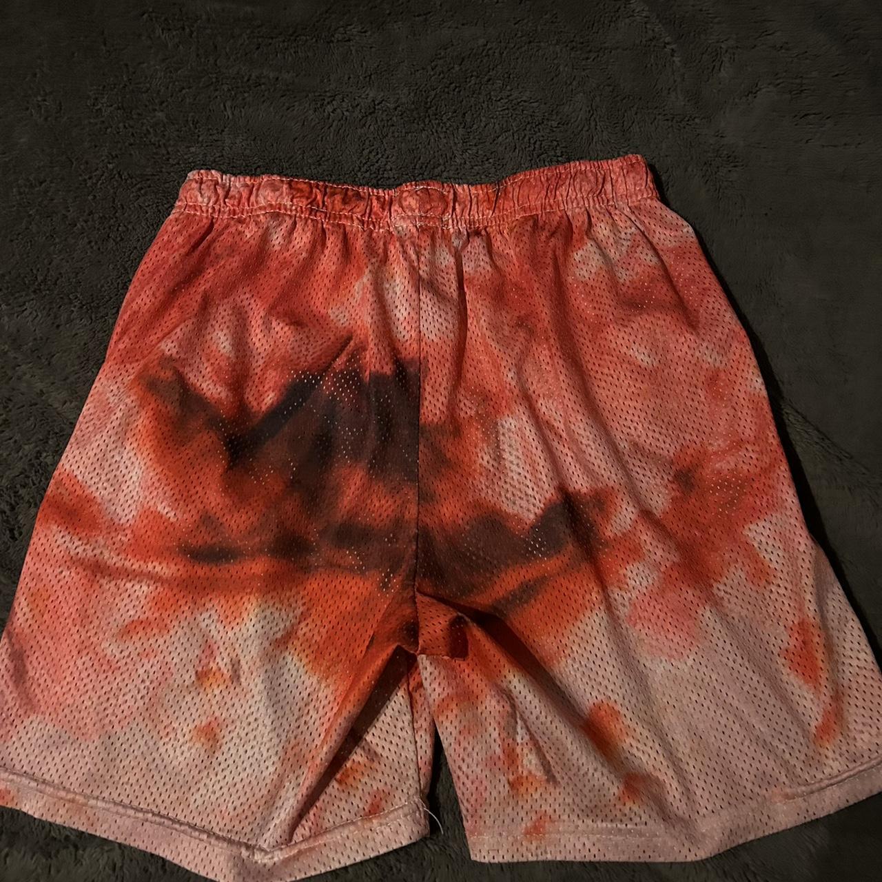 pink eric emmanuel shorts - Depop