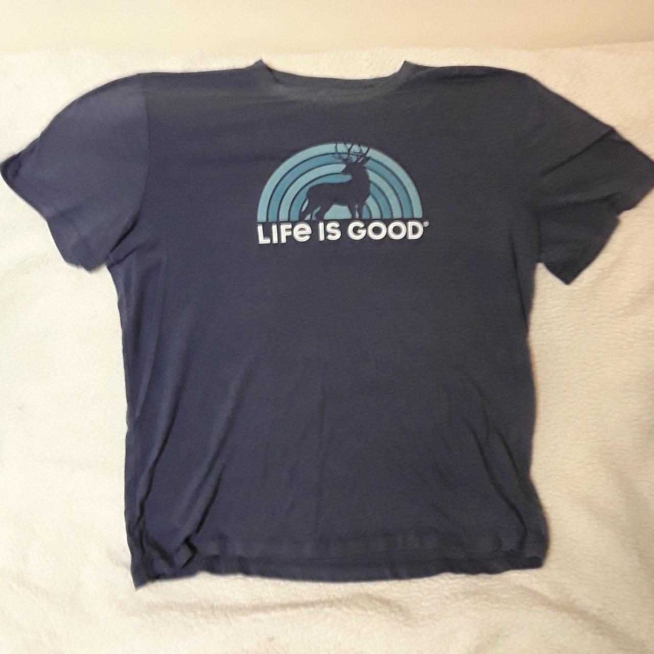 Life is good extra large men's t-shirt - Depop