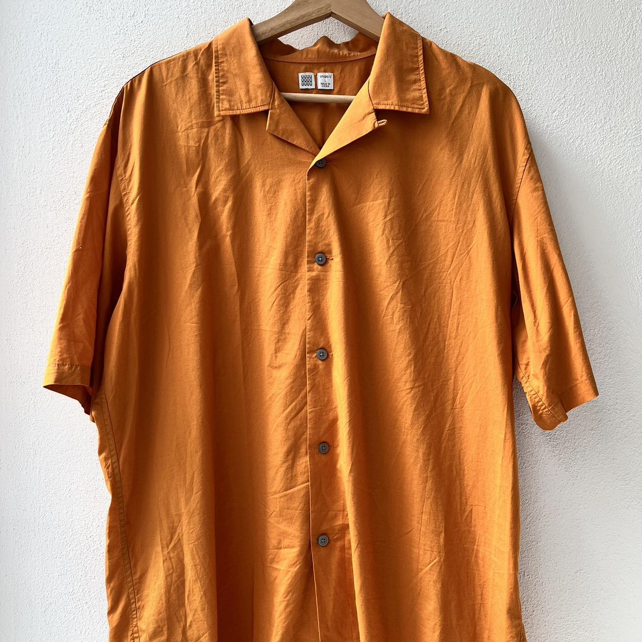 Short sleeve button up by Uniqlo U. Oversized fit.... - Depop