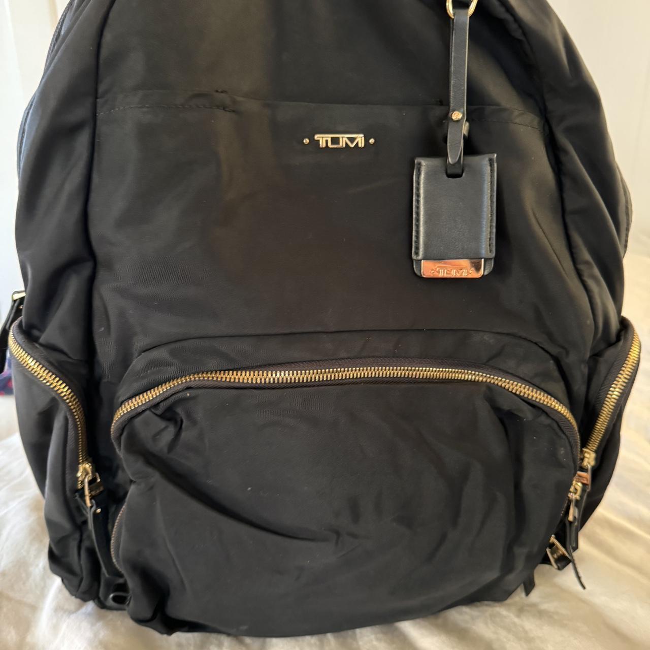 TUMI Backpack Marks on the inside and wear on the... - Depop