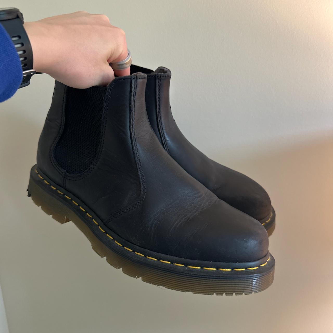 Women's Low Rise Doc Martins Boots. All Black.... | Depop