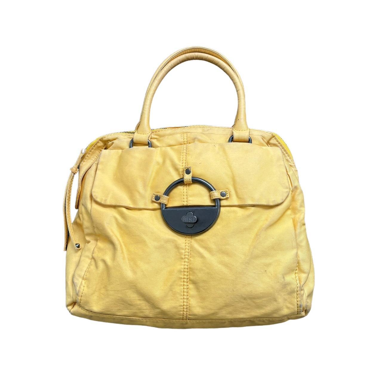 DIESEL YELLOW BAG Y2K yellow diesel bag! Has heaps... - Depop