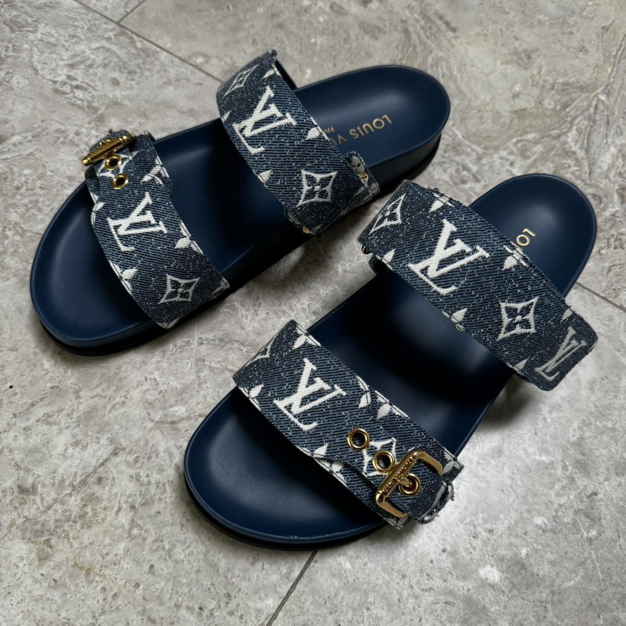 Brand new women’s Louis Vuitton slides (Never been... | Depop