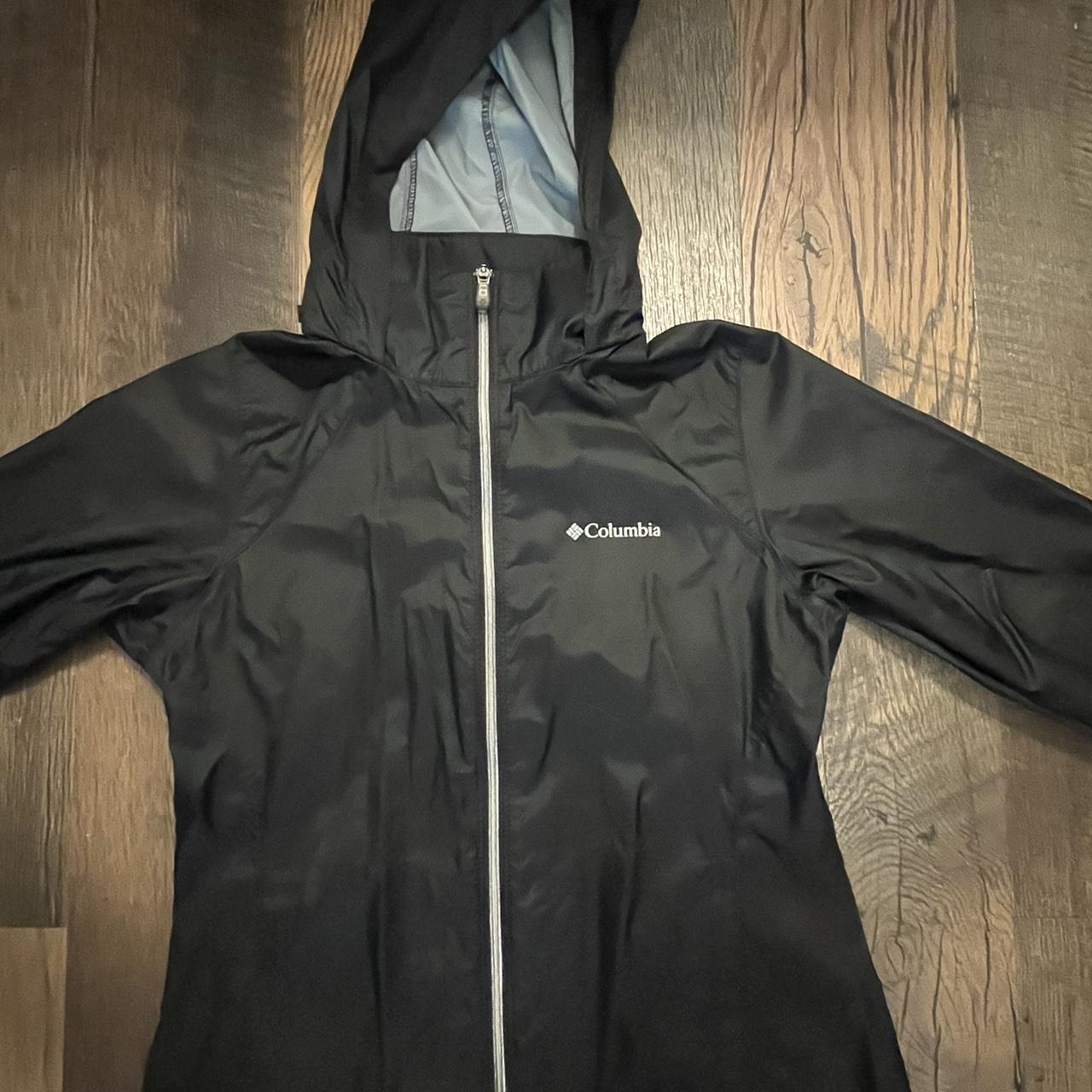 Black Columbia Rain Jacket! - Depop