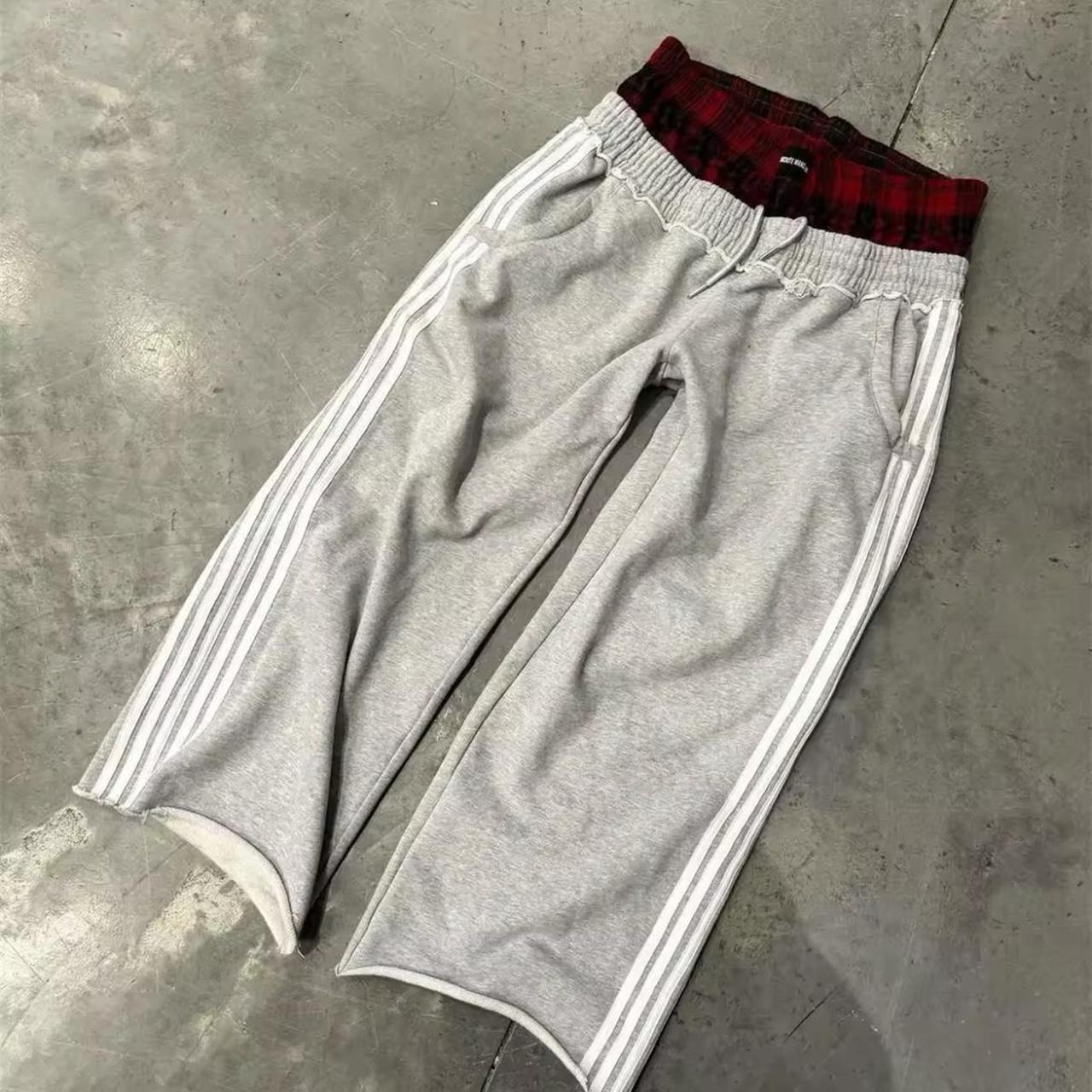 Tuff streetwear grey track sweatpants Grey New S-L | Depop