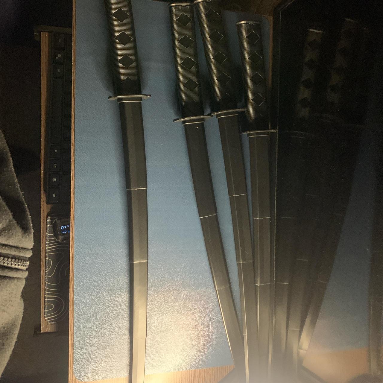 Long Black Plastic Retractable sword for Cosplay and... - Depop