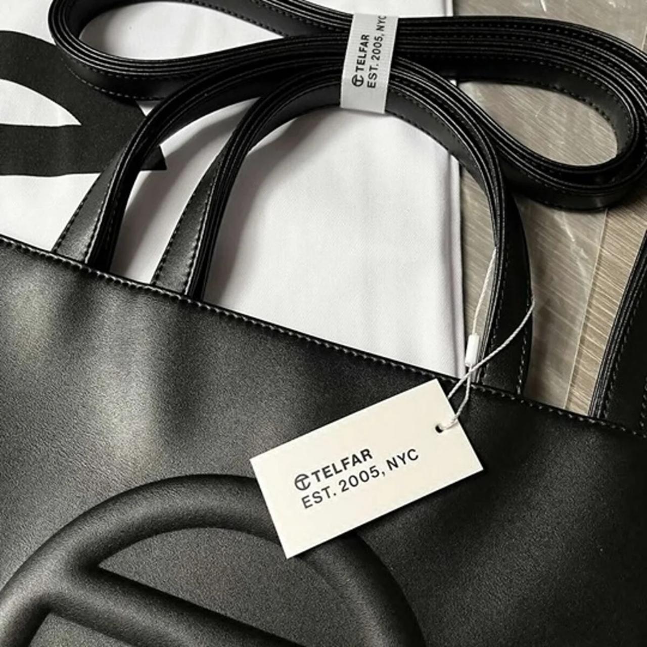 Telfar Medium Shopping Bag Black New with tags and... - Depop