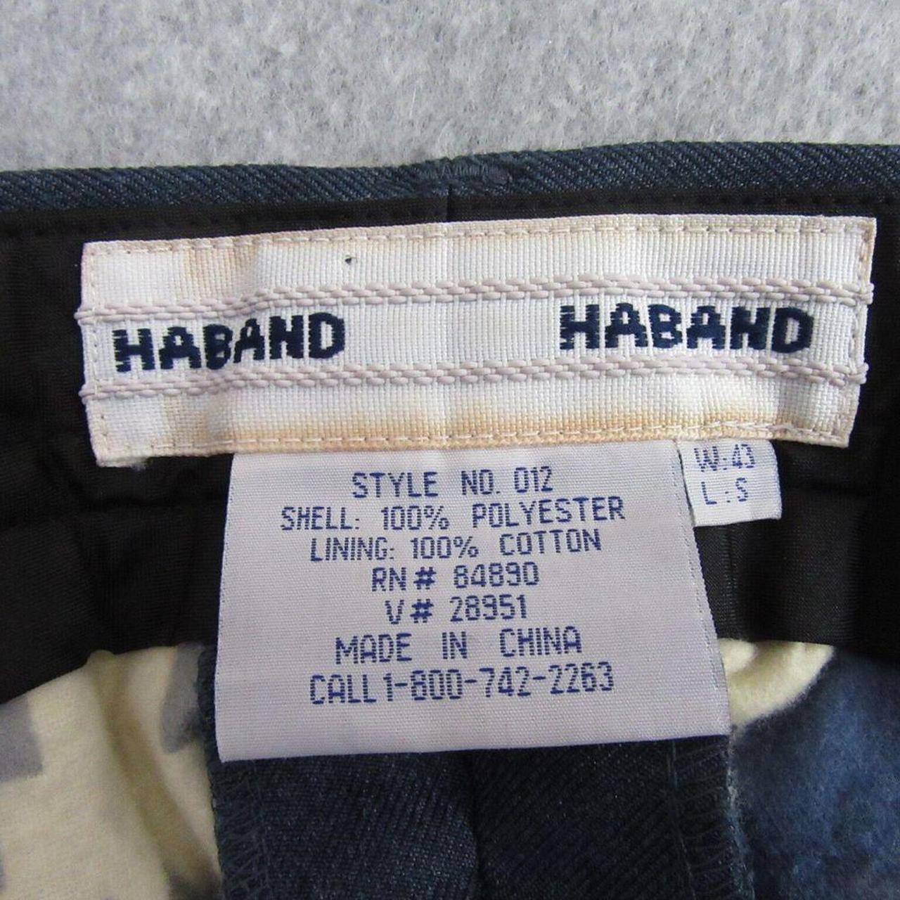 Haband's Mens Thermal King Dress Pants 43 x 29 Blue... - Depop