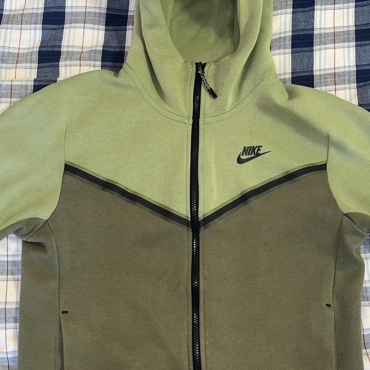Green Nike Tech Fleece #nike #fashion #streetwear... - Depop
