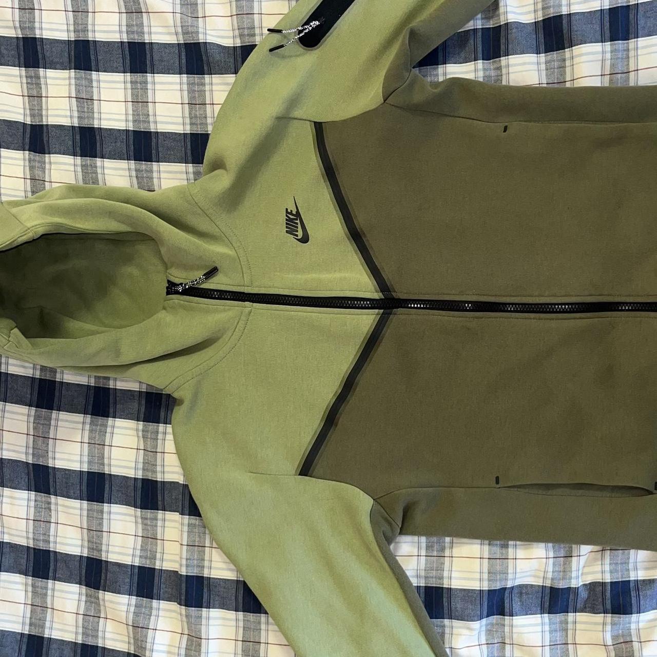 Green Nike Tech Fleece #nike #fashion #streetwear... - Depop