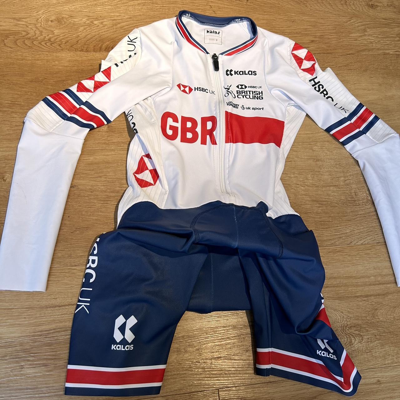 British cycling skin suit Size 3/ medium Worn but... - Depop