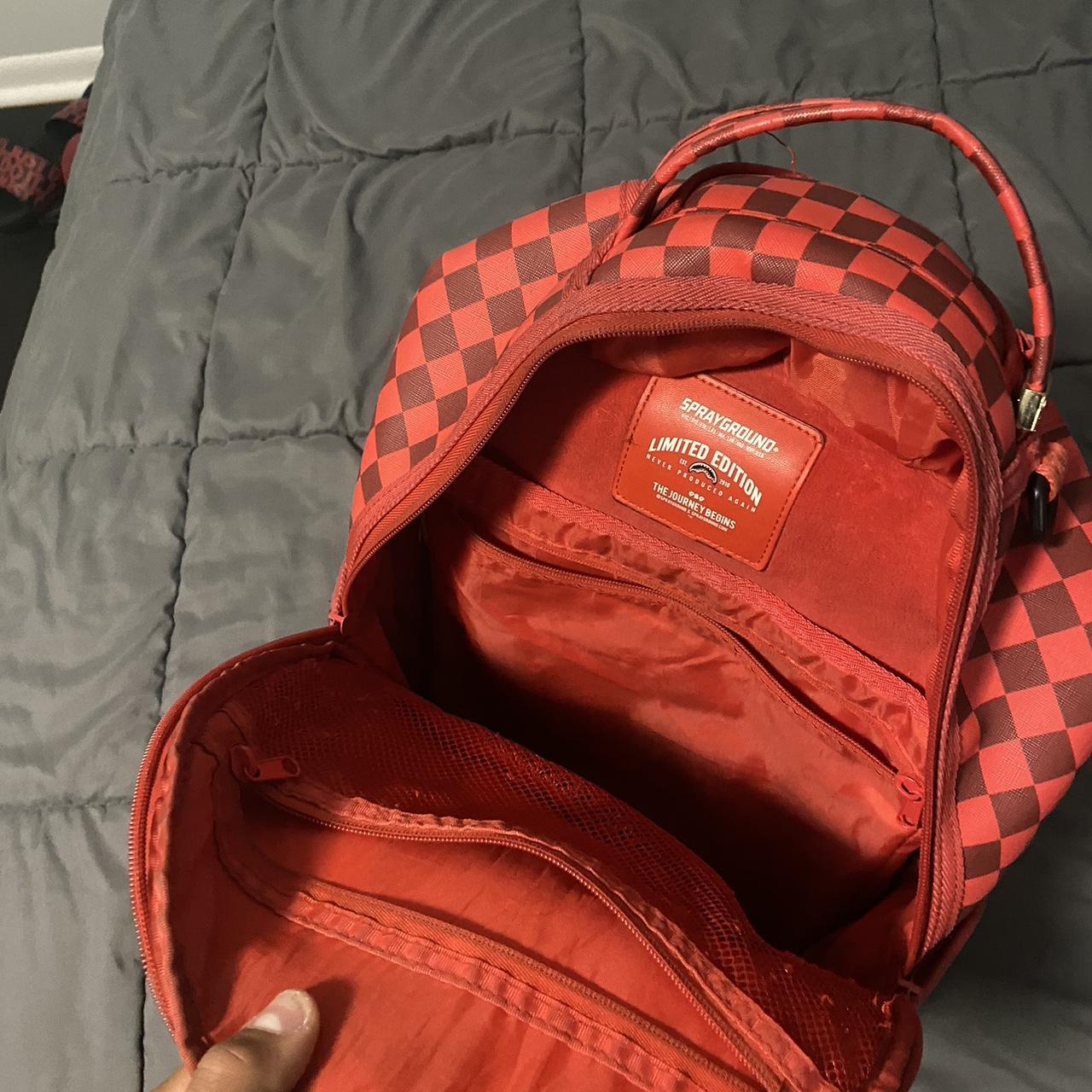 sprayground backpack red - Depop