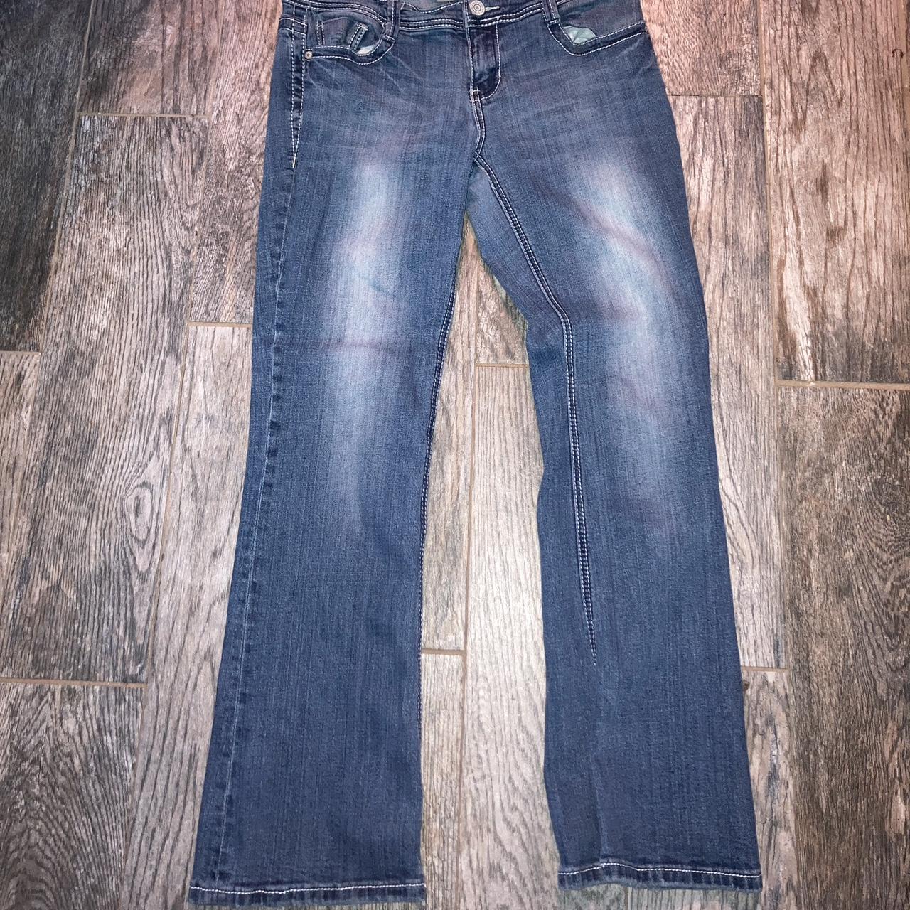 Vintage flare vanity jeans Low rise Size 29x31 - Depop