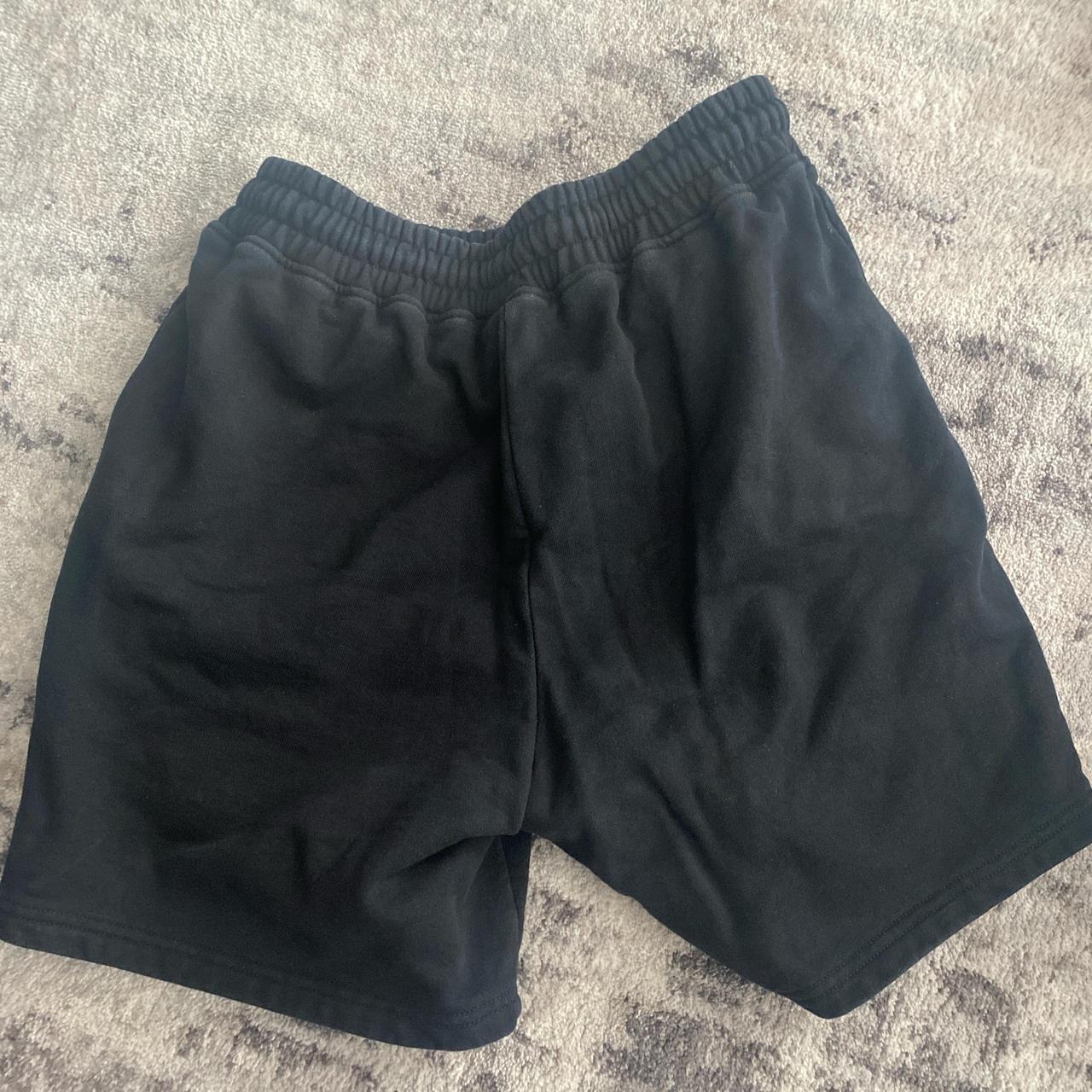 Black and White vertebrae shorts $60 obo - Depop