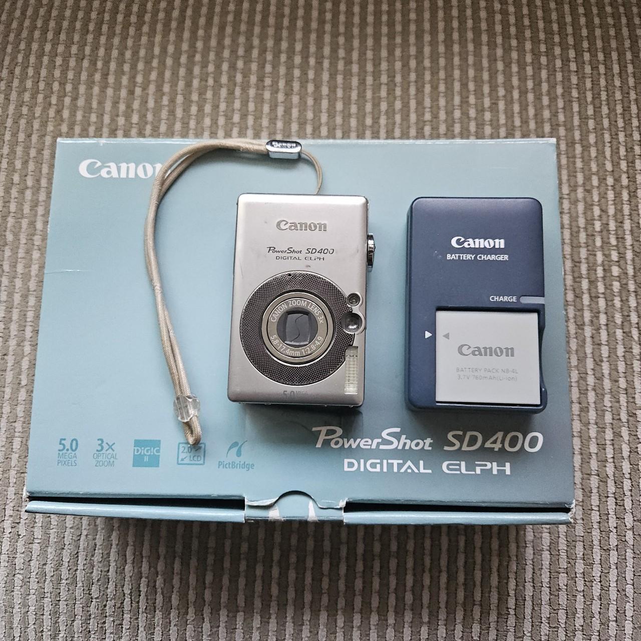📸 Vintage Canon PowerShot SD400 Digital Camera... | Depop
