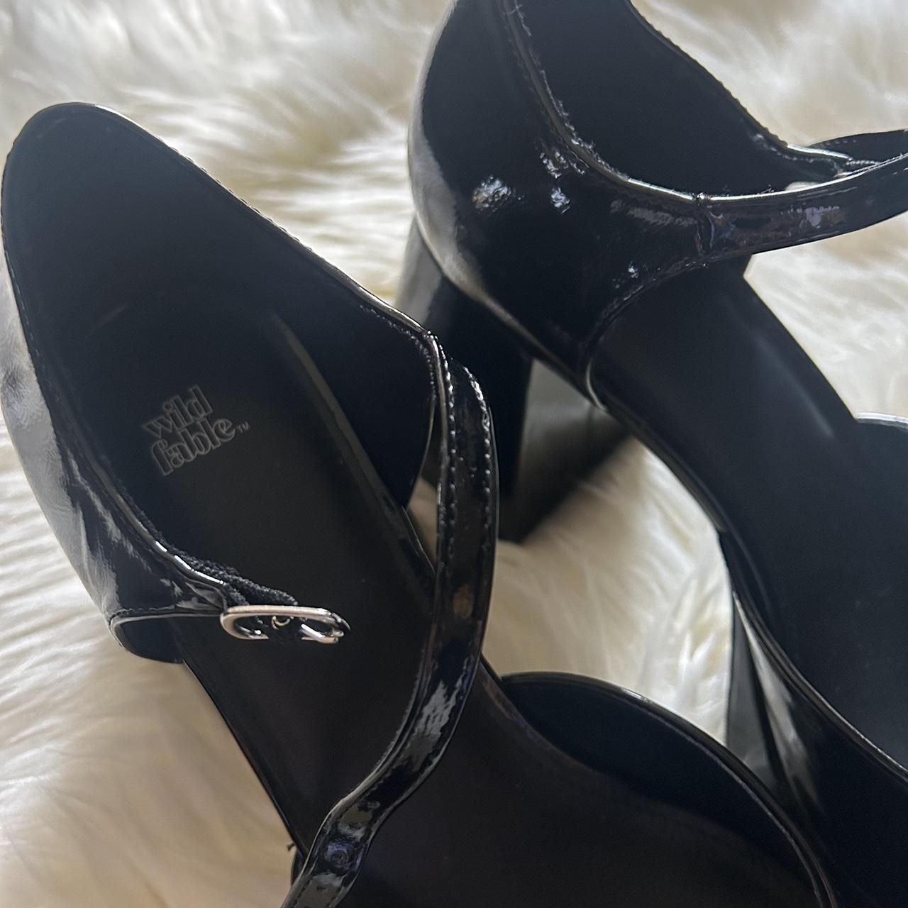 Wild Fable platform strap heels never worn, mint... - Depop