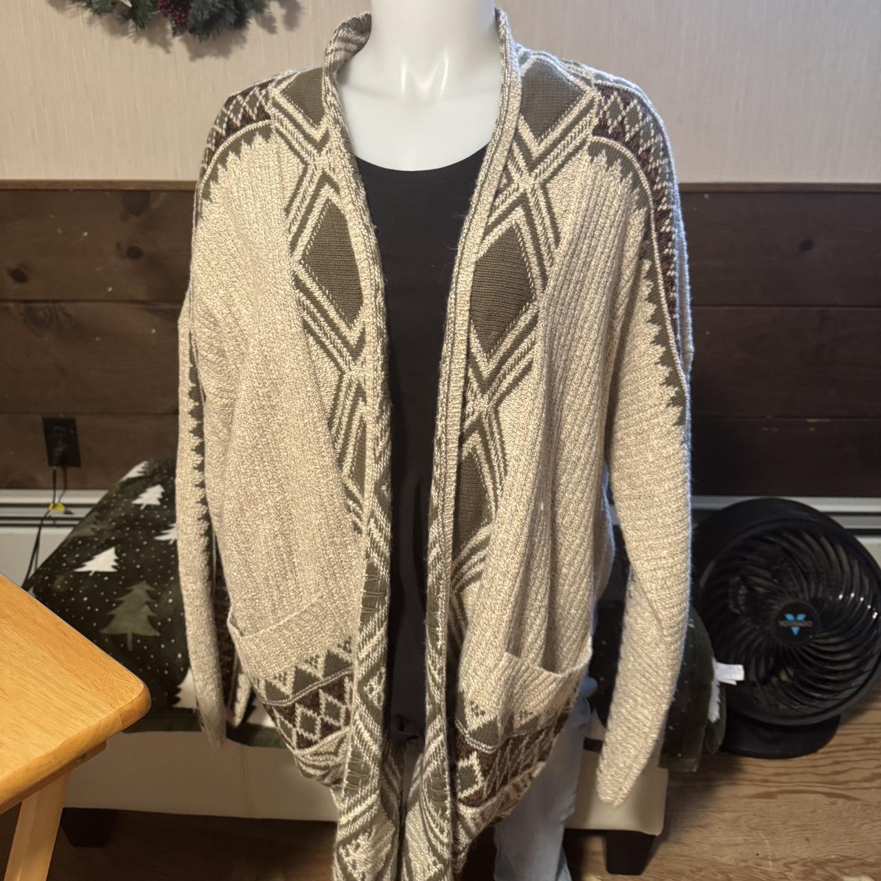 Soft and warm Lucky Brand cardigan... | Depop