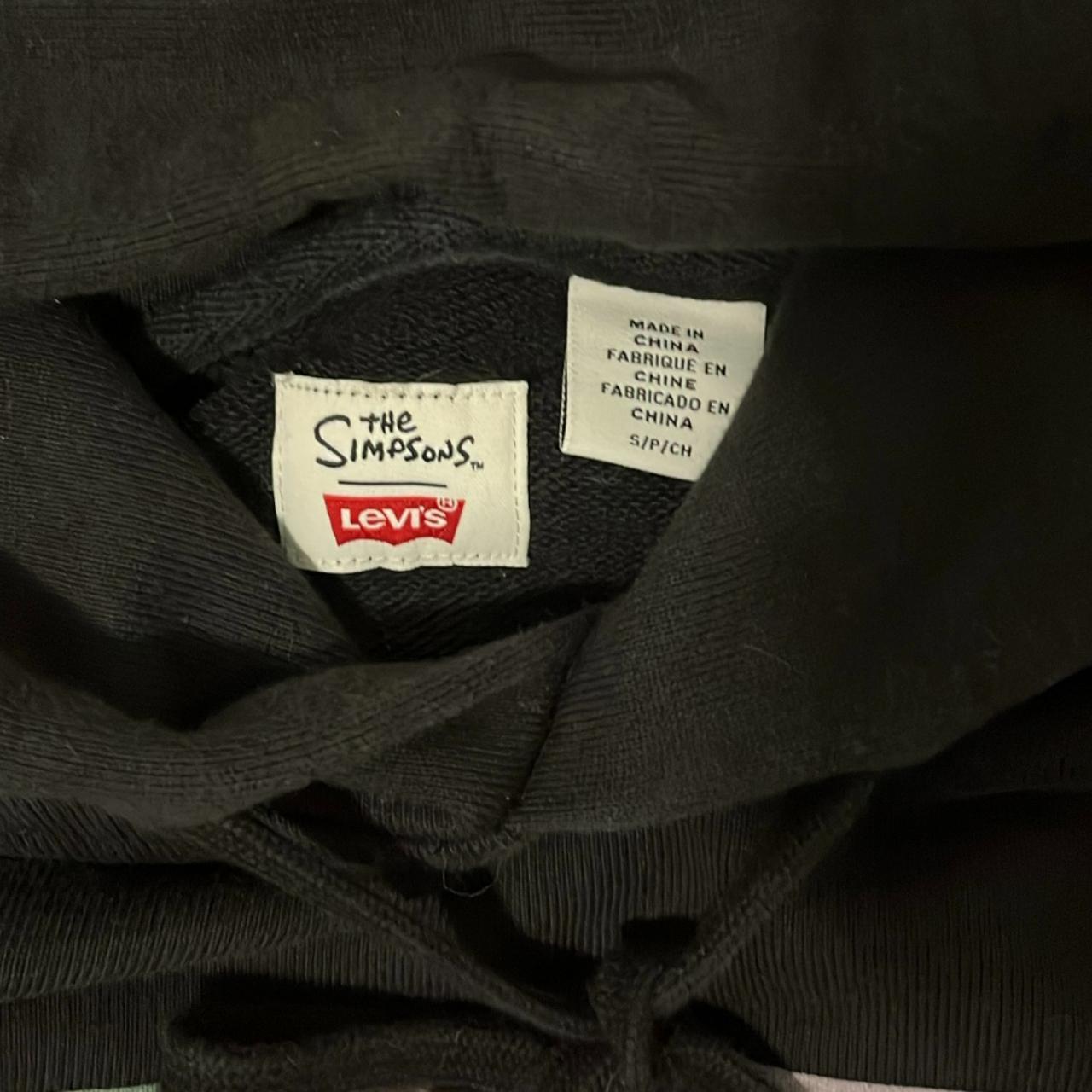 Levi's x Simpsons collection Hoodie Small Oversize... - Depop