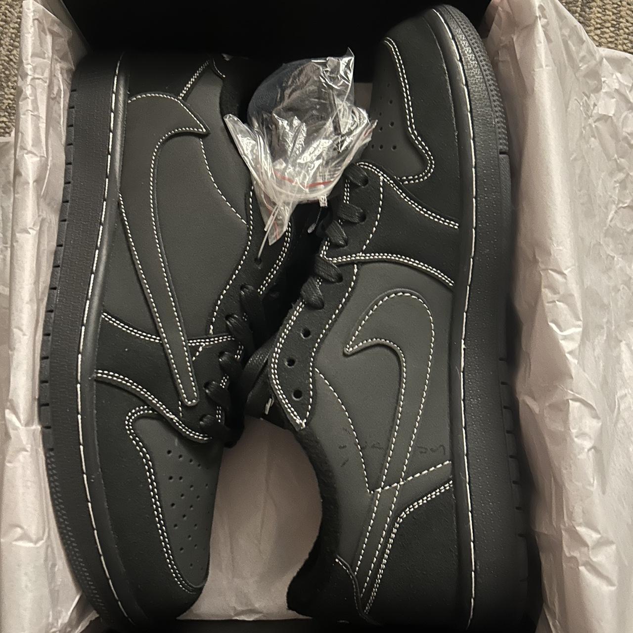 Travis scott phantom blacks, not worn with box and... - Depop