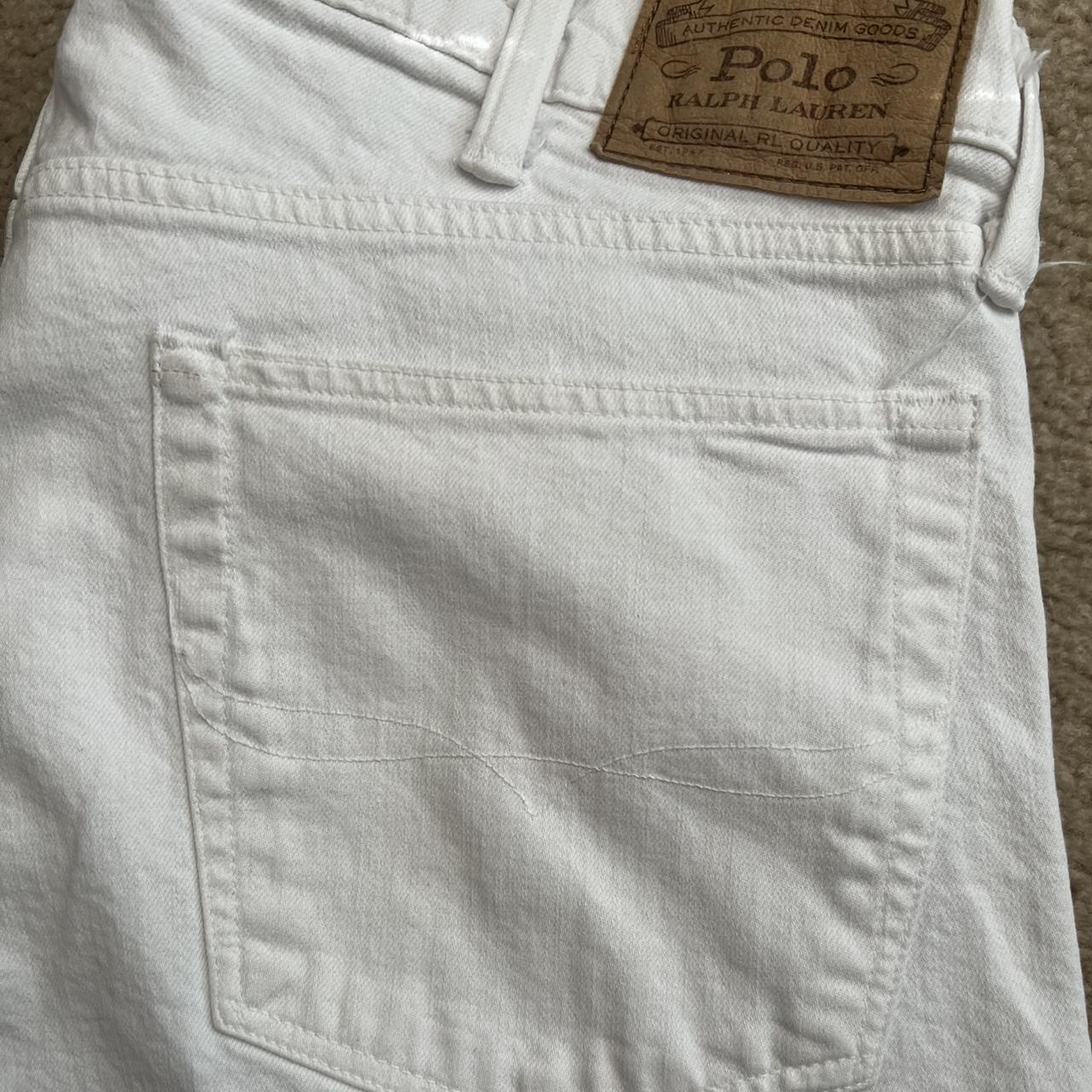 White Polo Ralph Lauren jeans size 38x32 a couple... - Depop