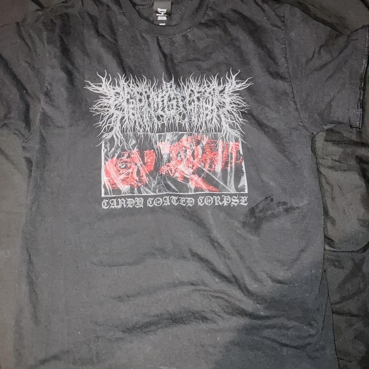 Peelingflesh candy coated corpse black and red... - Depop