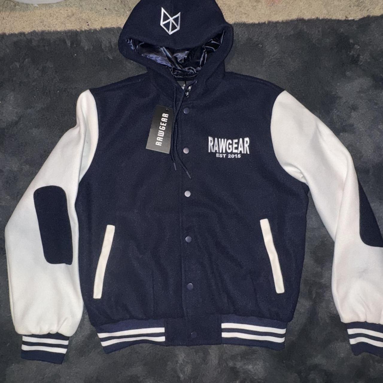 Raw gear bomber jacket size small - Depop