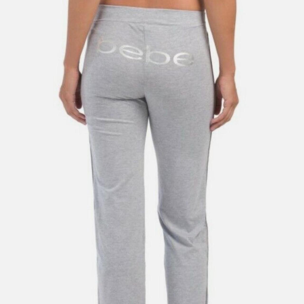 Grey Bebe Flare Sweatpants, Pajama loungewear! I... - Depop