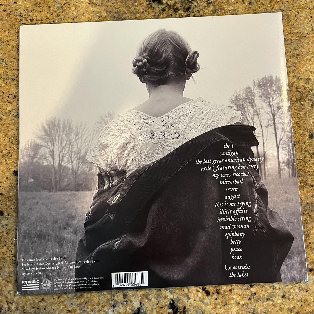 Taylor Swift Folklore Vinyl (OPEN TO... - Depop