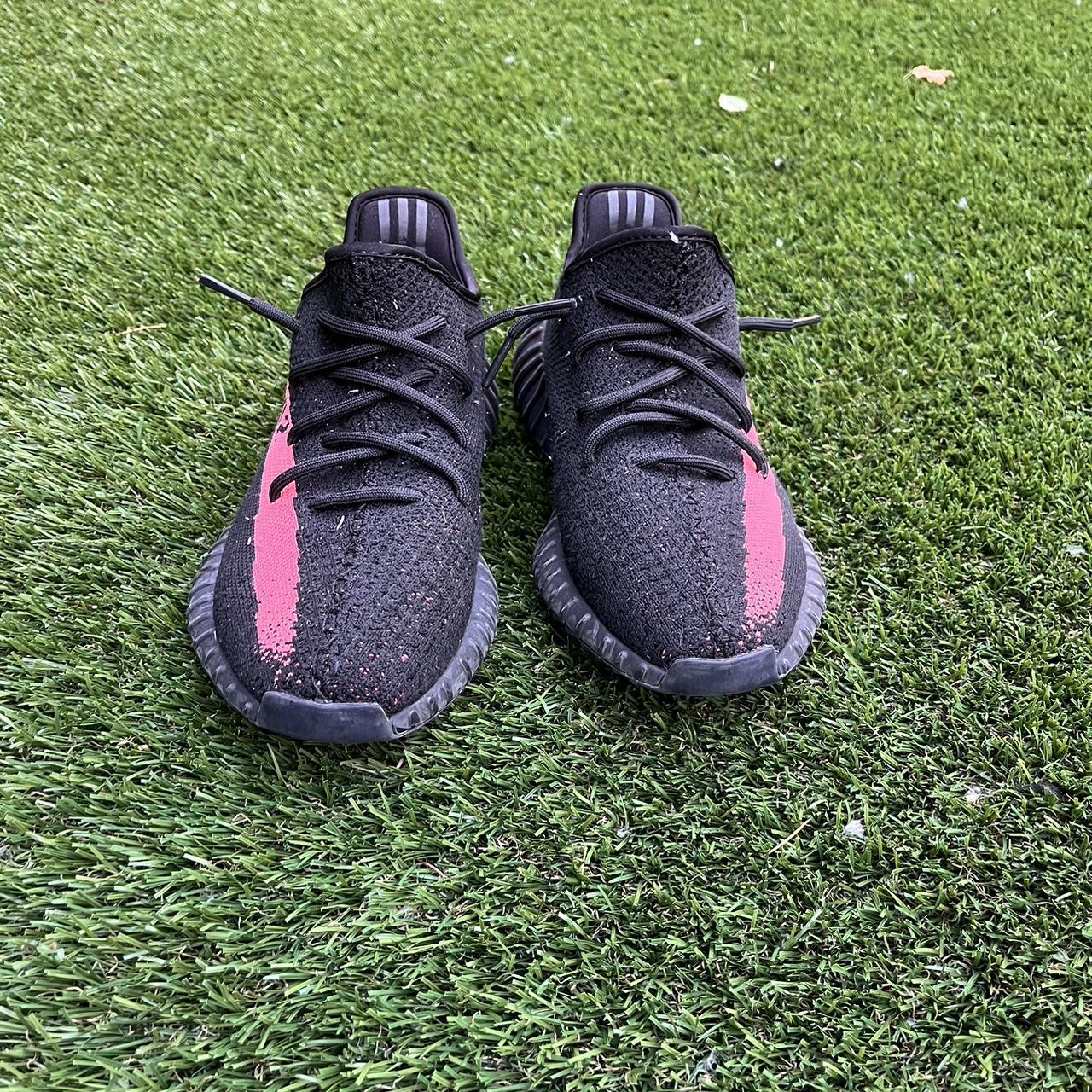 Yeezy 350 v2 “Core Red” Size 8 men’s 🧼Will clean... - Depop