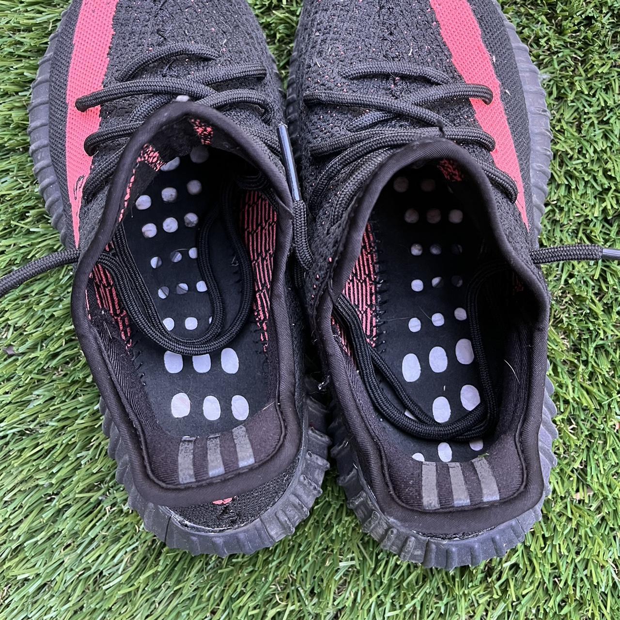 Yeezy 350 v2 “Core Red” Size 8 men’s 🧼Will clean... - Depop