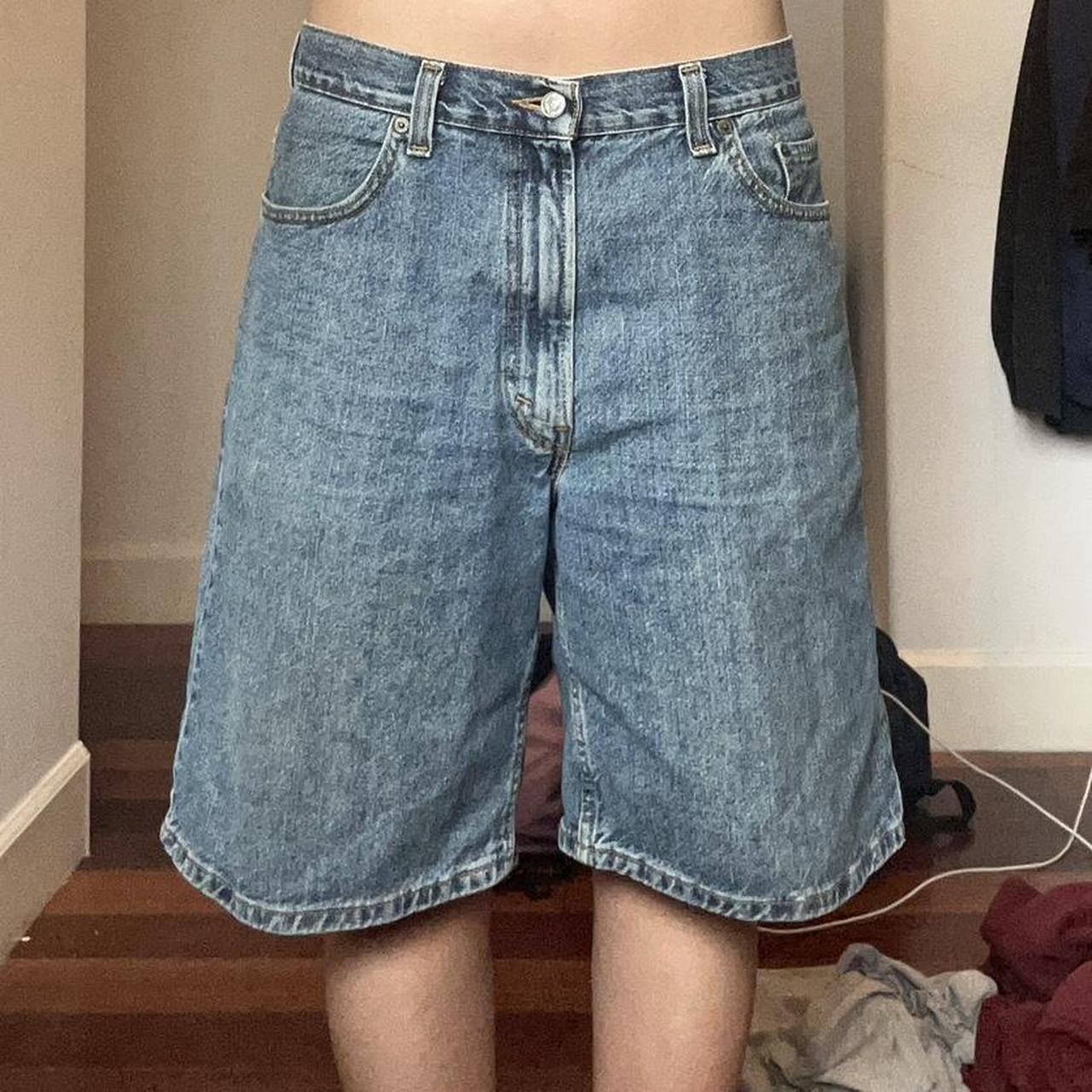Levi’s jorts!!! one belt loop unattached-otherwise... - Depop