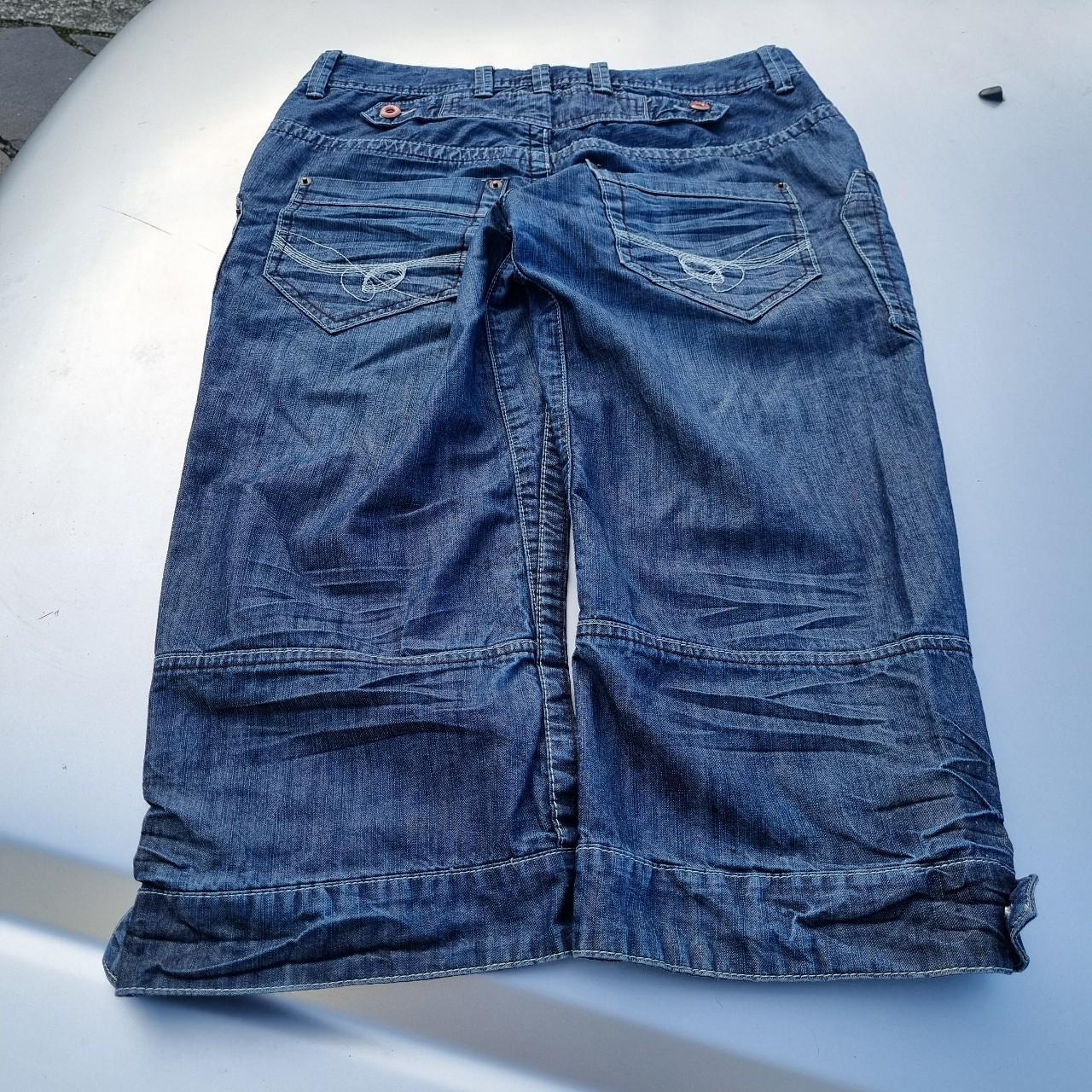 Y2k Womens 34 Length Jorts Sick Details W32ish Depop