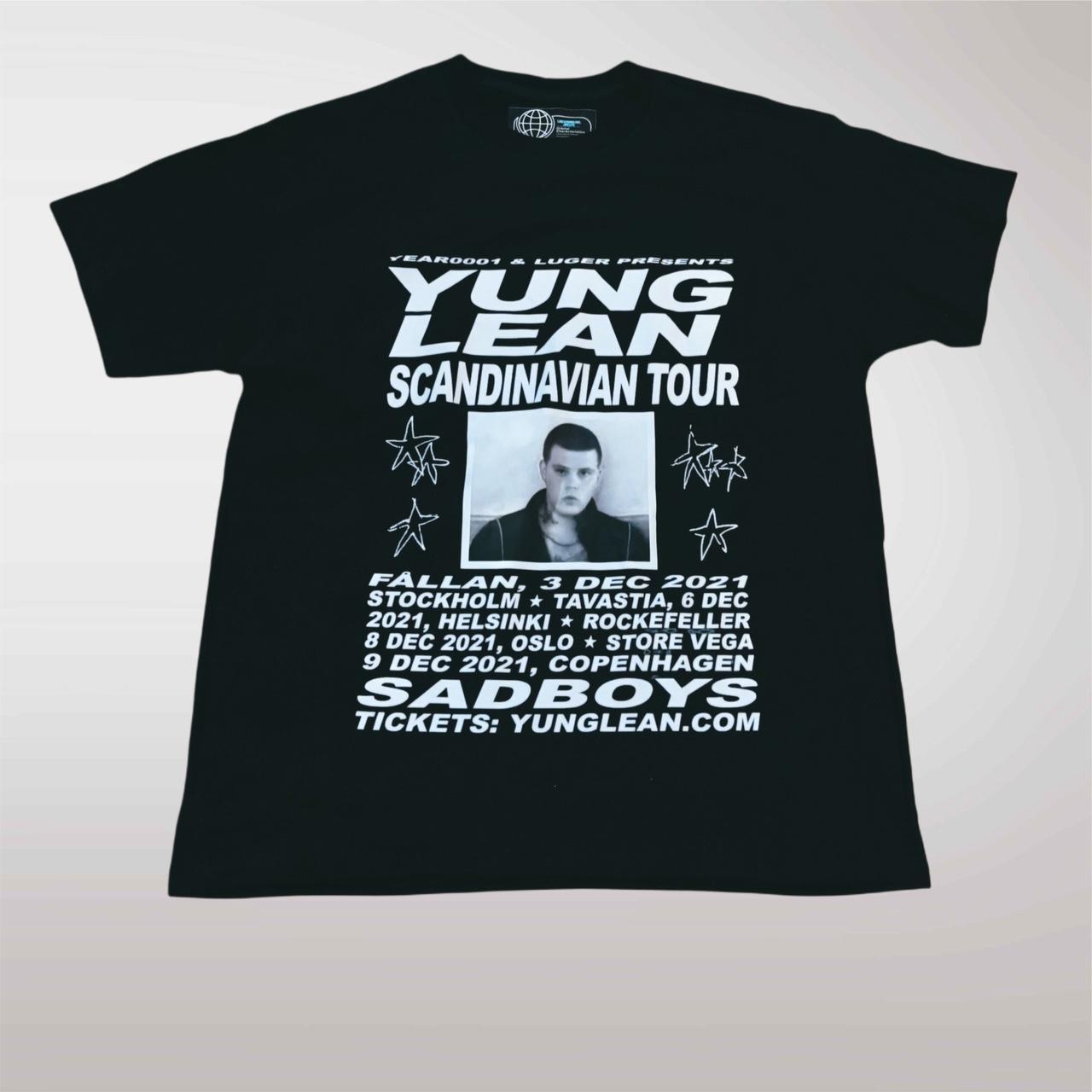 Yung Lean Scandinavian Tour 2021 T-Shirt - Depop