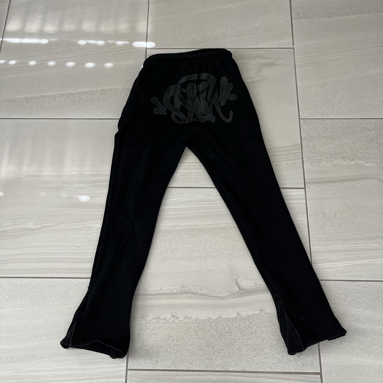 BLACK SYNA WORLD SWEAT PANTS SIZE MEDIUM FLAWLESS... - Depop