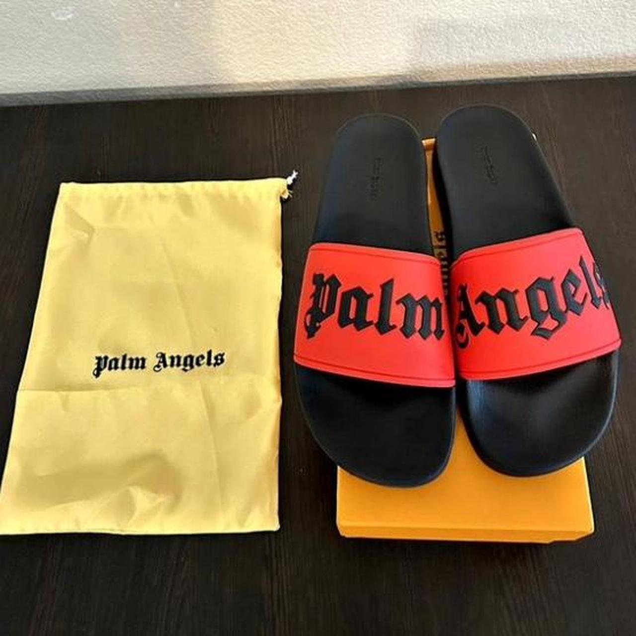 Palm Angels Slides - Depop