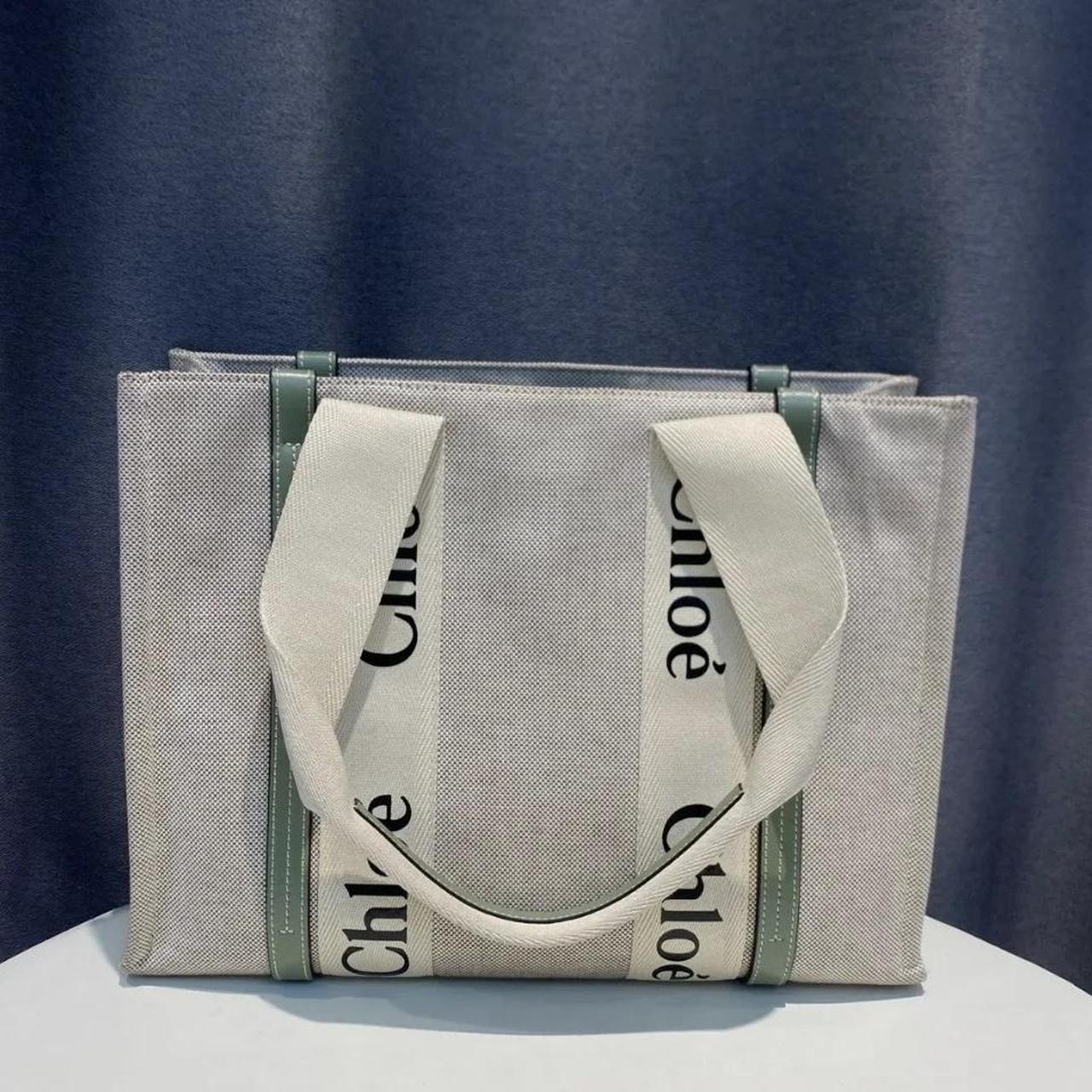 Chloe Woody Logo printed ribbon stitched smoth... - Depop