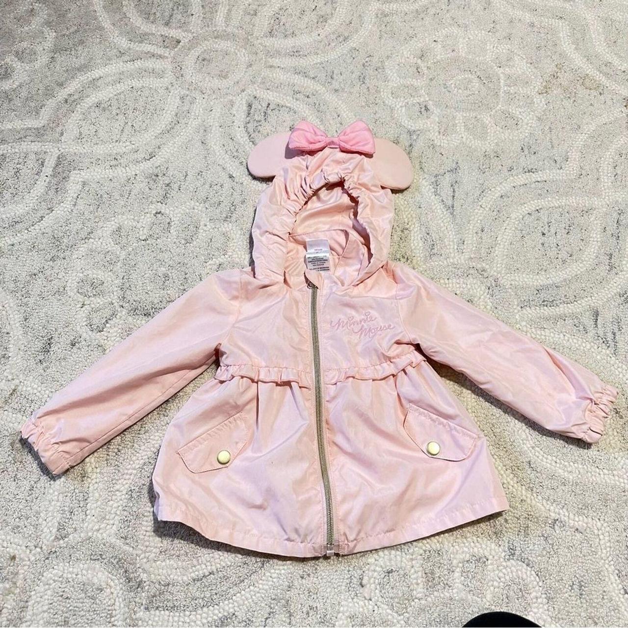 This Disney Jr Minnie Mouse Rain Jacket is the... | Depop