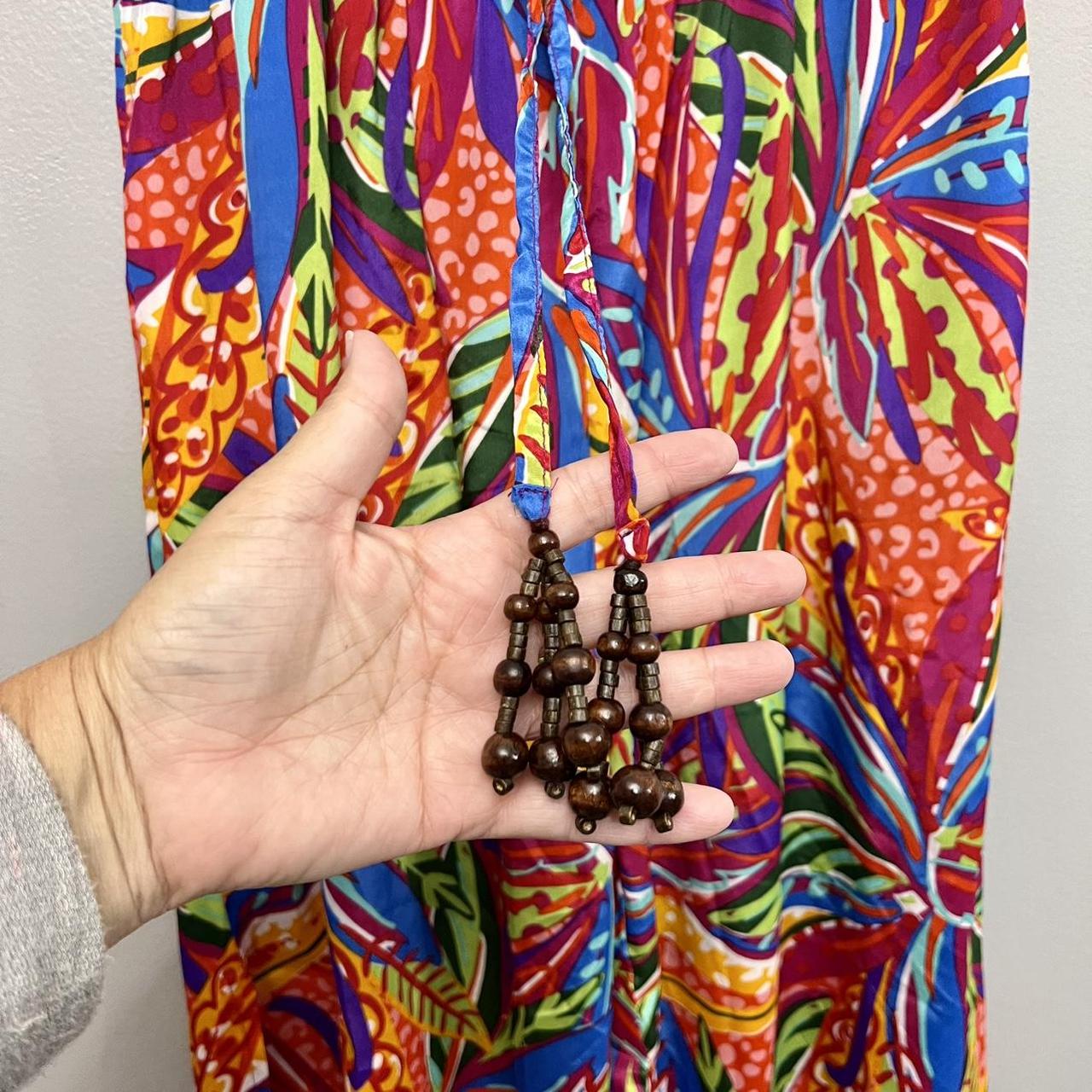 True Destinations Resort Wear Colorful Tropical... | Depop