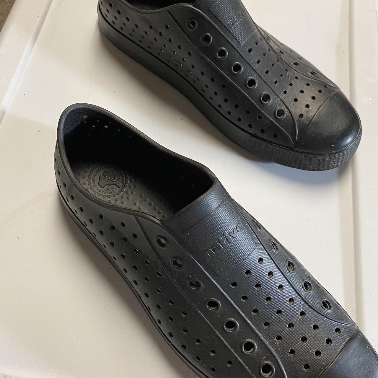 Black men’s native shoe. Injection molded, AVA... - Depop