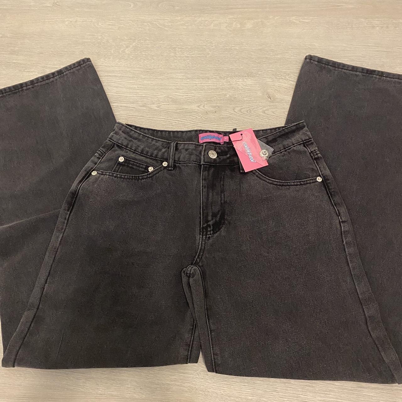 Edikted Raelynn washed low rise jeans | Brand new... - Depop