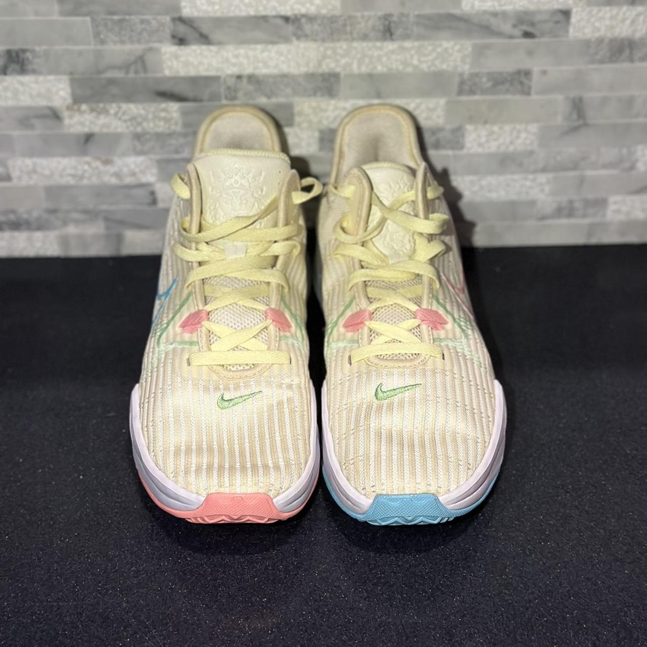 Lebron Witness 6 Easter Coconut Milk/Vapor Green... - Depop