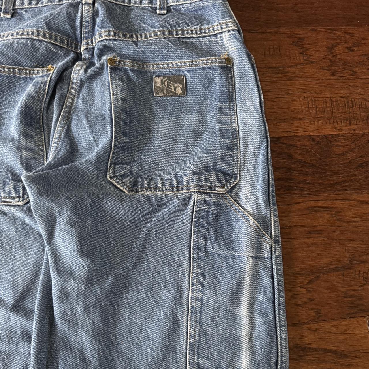 Carpenter blue jeans with a vintage feel Size... | Depop