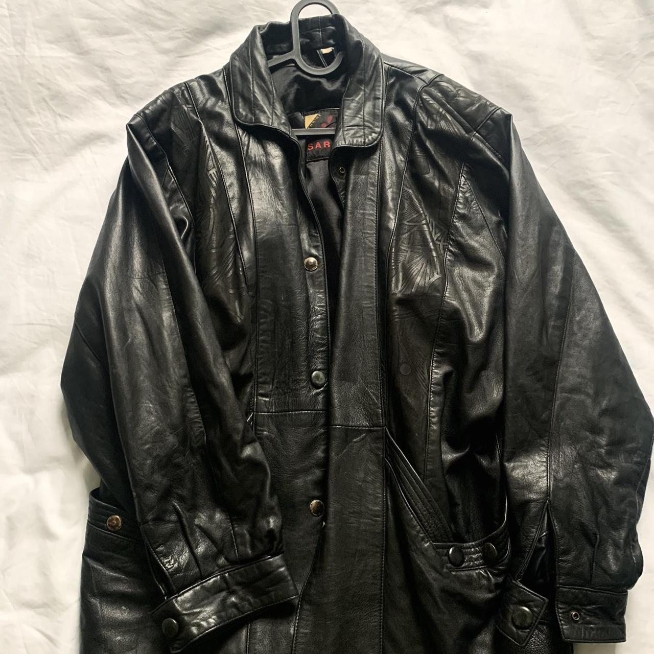 Vintage genuine leather jacket Great condition - Depop