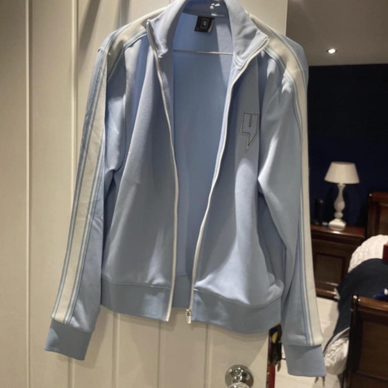 Yelir baby blue jacket - Depop