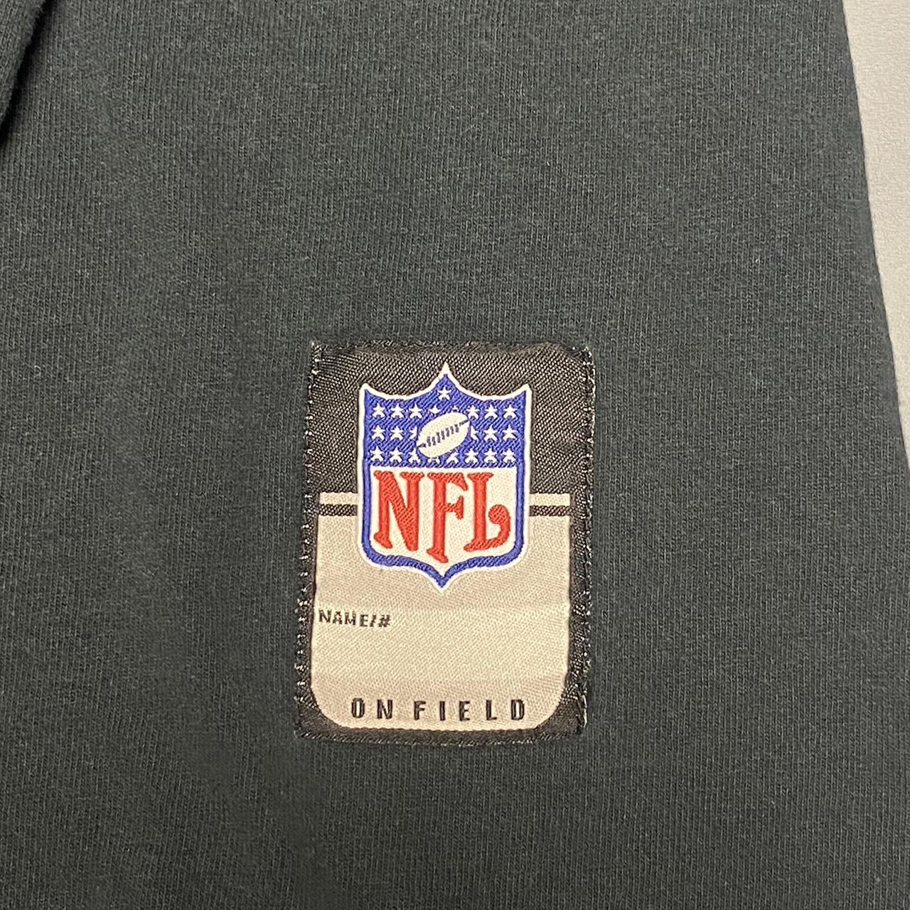 Vintage Reebok NFL Carolina Panthers black and blue... - Depop