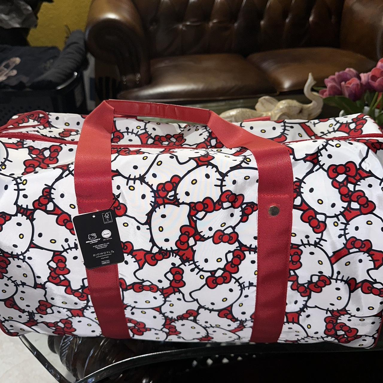NTW HELLO KITTY DUFFLE BAG #hellokitty #Sanrio... - Depop