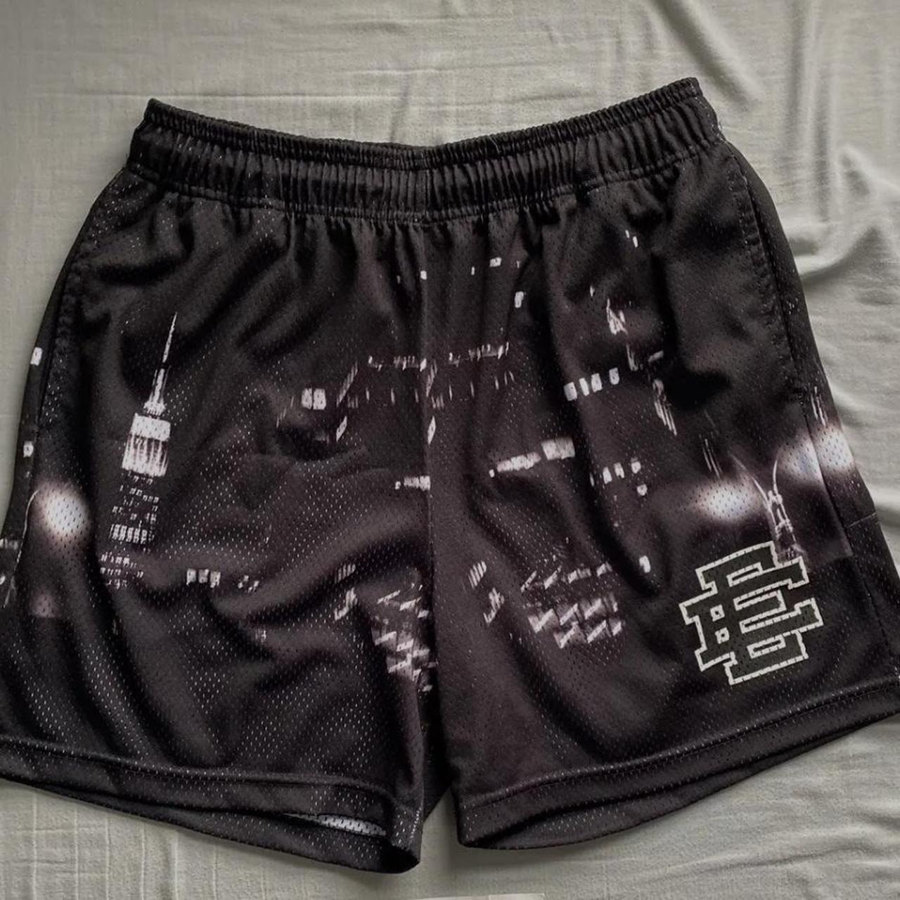 New never worn Eric Emmanuel shorts in the Black... - Depop